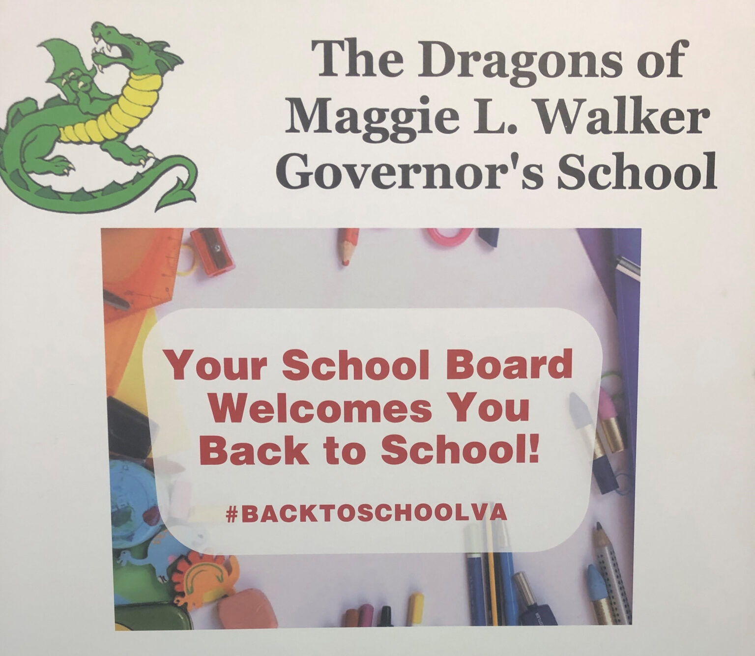 Your Regional School Board welcomes the MLWGS Dragons back to class ...